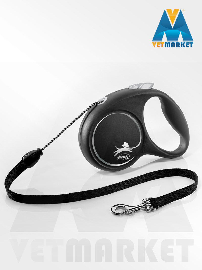 FLEXI Black Design M Cord 5 m - VETMARKET Beograd