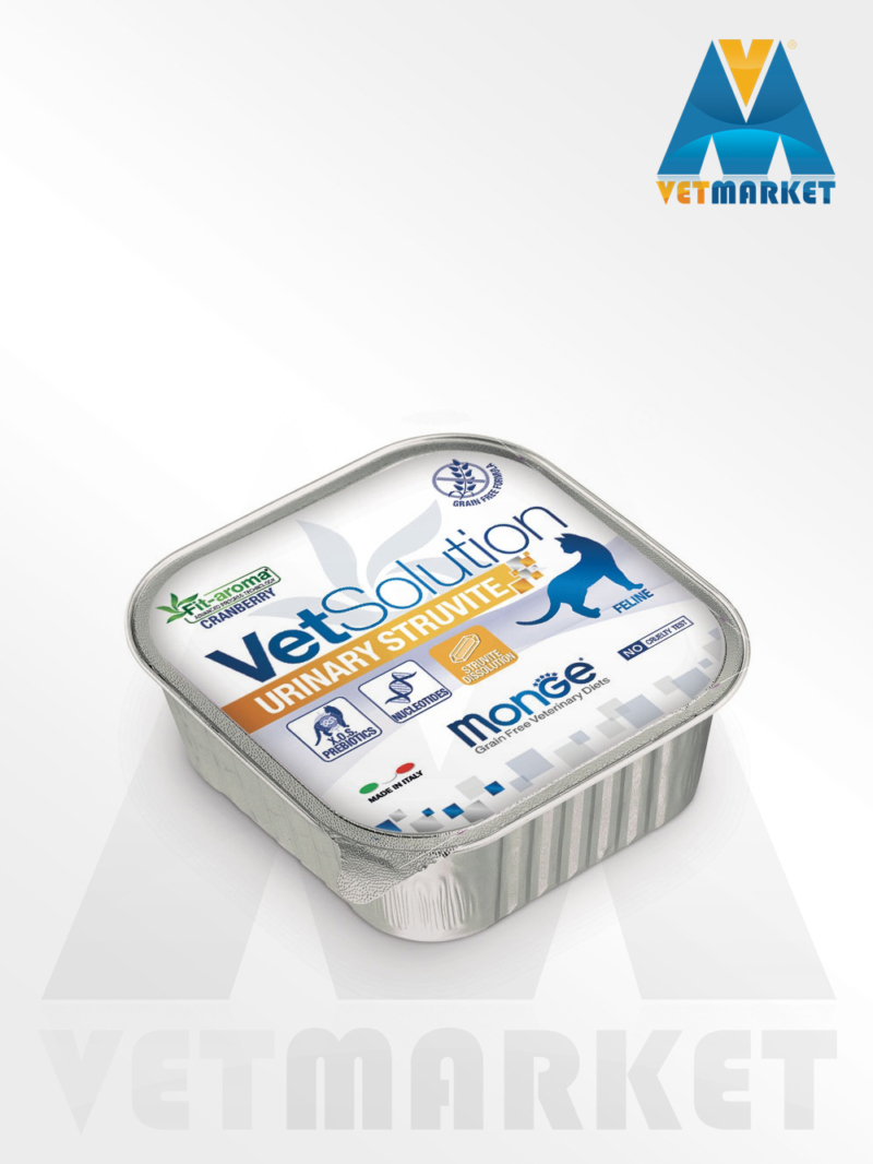 MONGE VetSolution Urinary Struvite pašteta CAT 100g - 12kom - VETMARKET ...