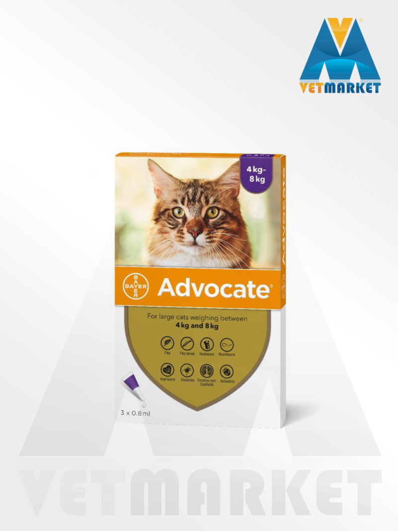ADVOCATE CAT spot-on 4-8kg - VETMARKET Beograd