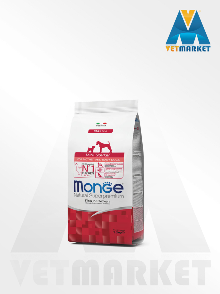 MONGE NATURAL SUPREMIUM Mini Starter piletina 1.5kg - VETMARKET Beograd